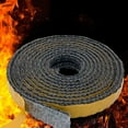 Black Flat Stove Rope Self Adhesive Glass Seal Stove Fire Rope 10mm ...