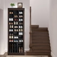 2024 New Shoe Storage Cabinet, Freestanding Tall Closet Shoe Organizer ...