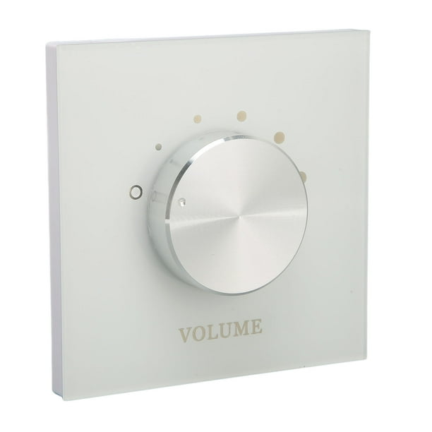 Speaker Volume Controller, White 5 Levels Volume Adjustment Button ...