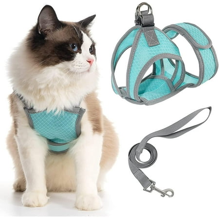 Neck Free Cat Harness And Leash, Escape Proof Adjustable Vest For Cats ...