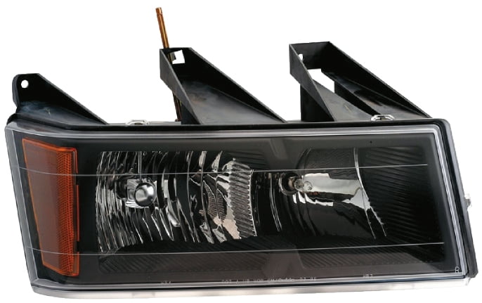 Headlight for 04-12 Chevy Colorado/GMC Canyon Black Housing Passenger ...