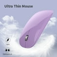 Uciefy Wireless Mouse, Slim Silent USB C Rechargeable Mouse, Compact ...