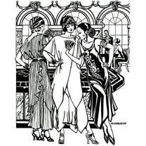 Folkwear 1920s Flapper Monte Carlo Dress Pullover Tunic Tops #264 ...