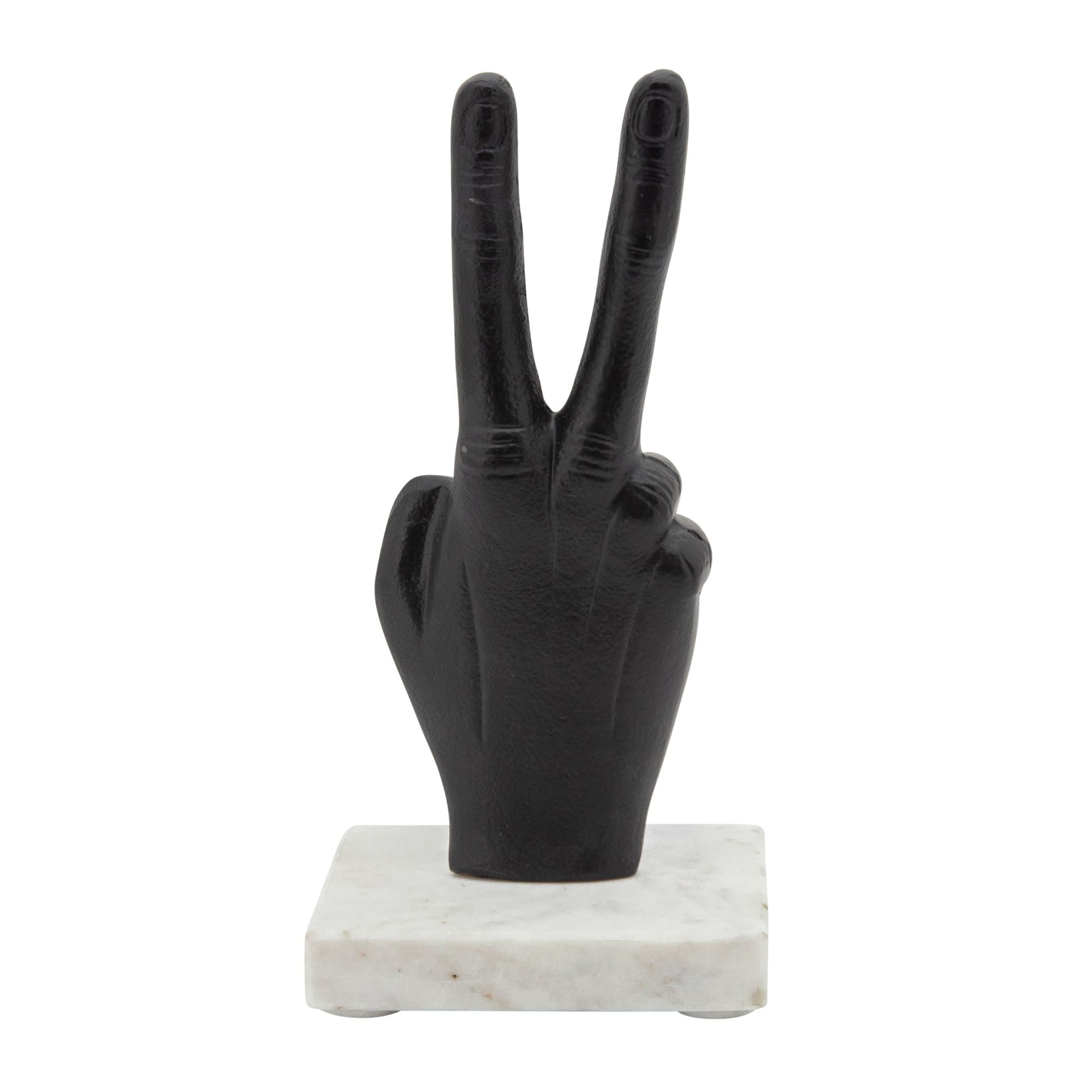 Peace Sign Hand Black