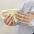 2024 new handmade wear nail Internet celebrity moonlight powder gradual ...