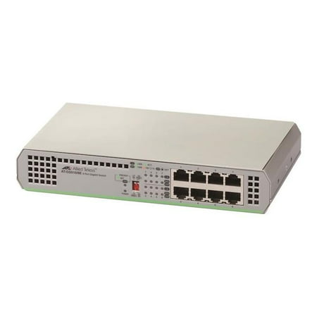 Allied Telesis Box AT-GS910-8E-10 8Port 10, 100 & 1000TX Unmanaged Switch with External Power ...
