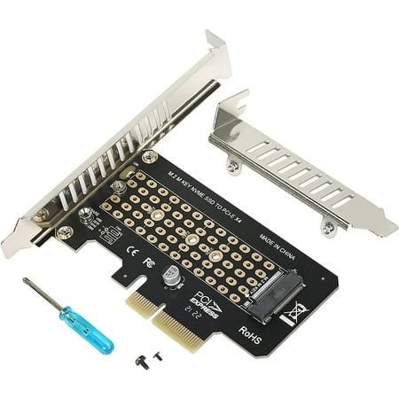 M.2 SSD M-Key NVME PCIe 3.0 x4 Adapter ,Supports PCI-e 4.0/3.0, 2.0 or ...