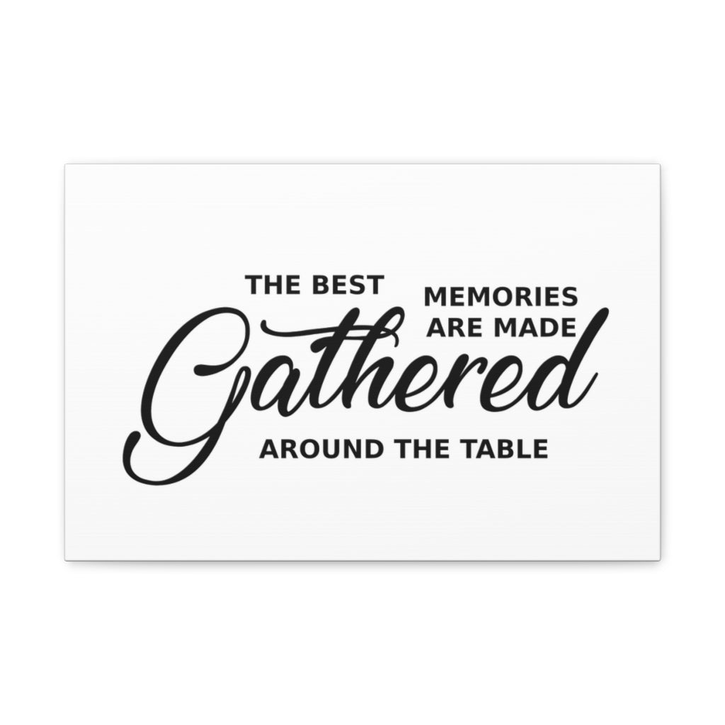 Inspirational Wall Art Memories Around The Table Motivation Wall Decor ...