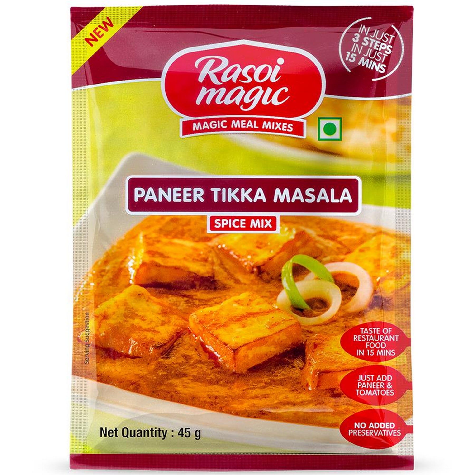 Rasoi Magic Paneer Tikka Masala - 50 Gms - Walmart.com