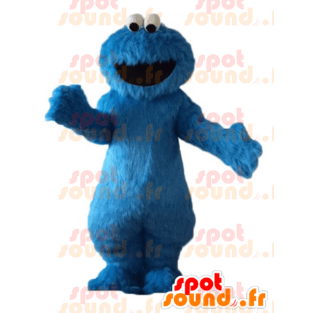 SPOTSOUND mascot of Elmo, famous blue character, of Sesame Street ...