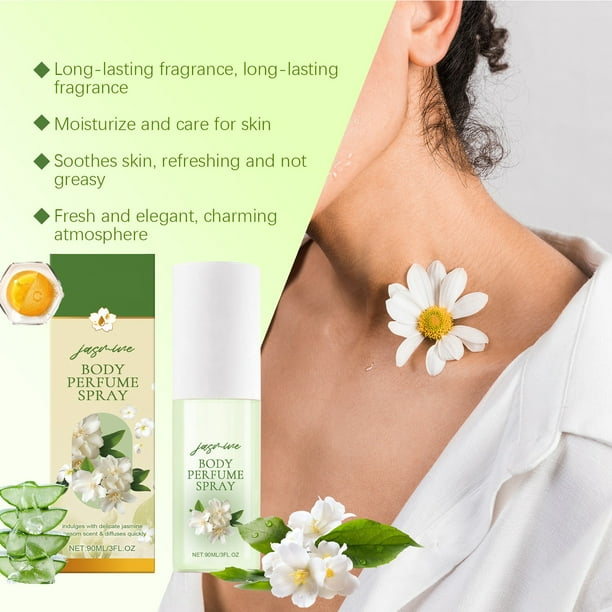 Perfume Jasmine Body Perfume Spray, Fresh, Elegant, Moisturizing Skin ...