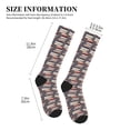 Compression Socks for Women and Men - stack books cute vintage print ...