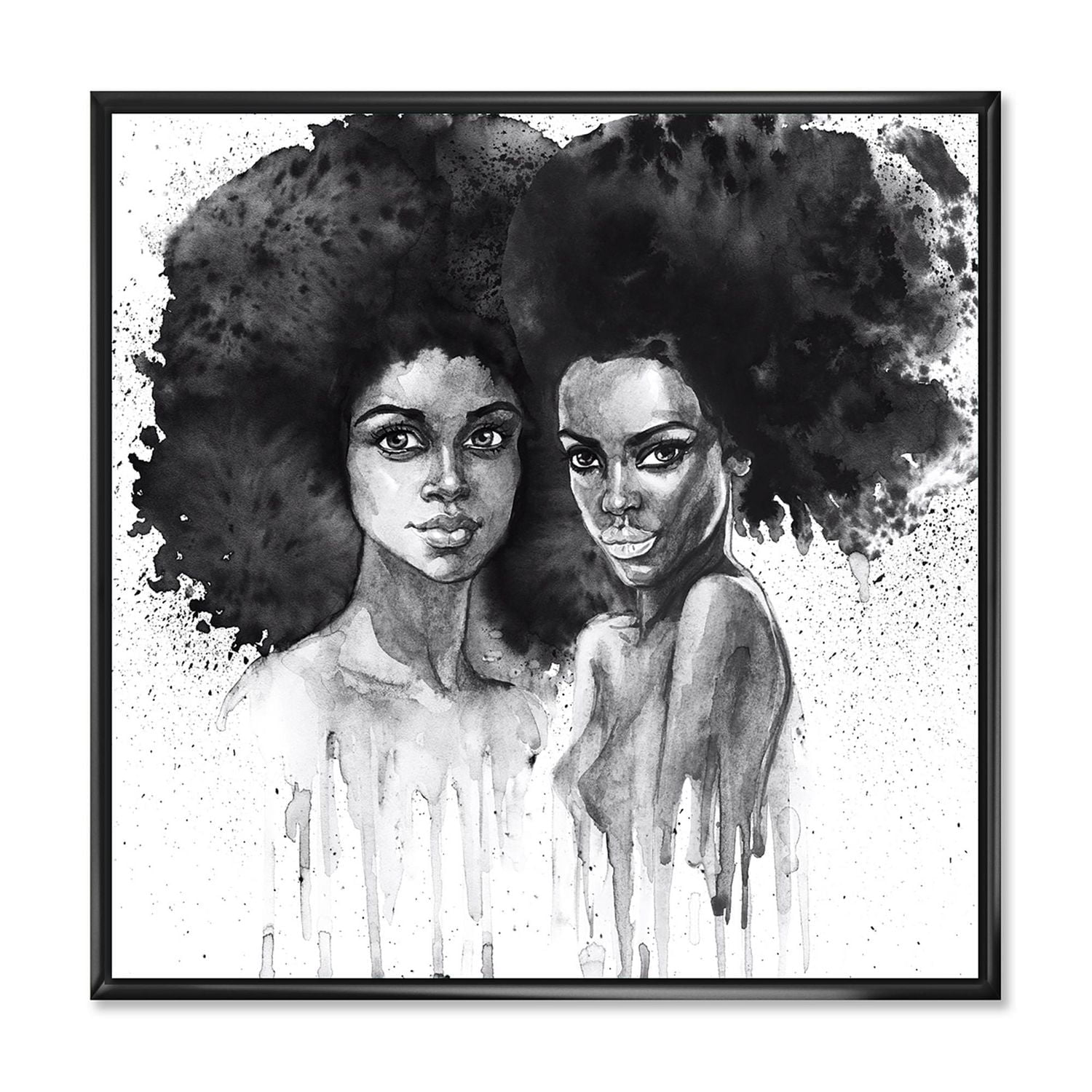 Click here for Designart Portrait Of African American Woman Xi Fl... prices