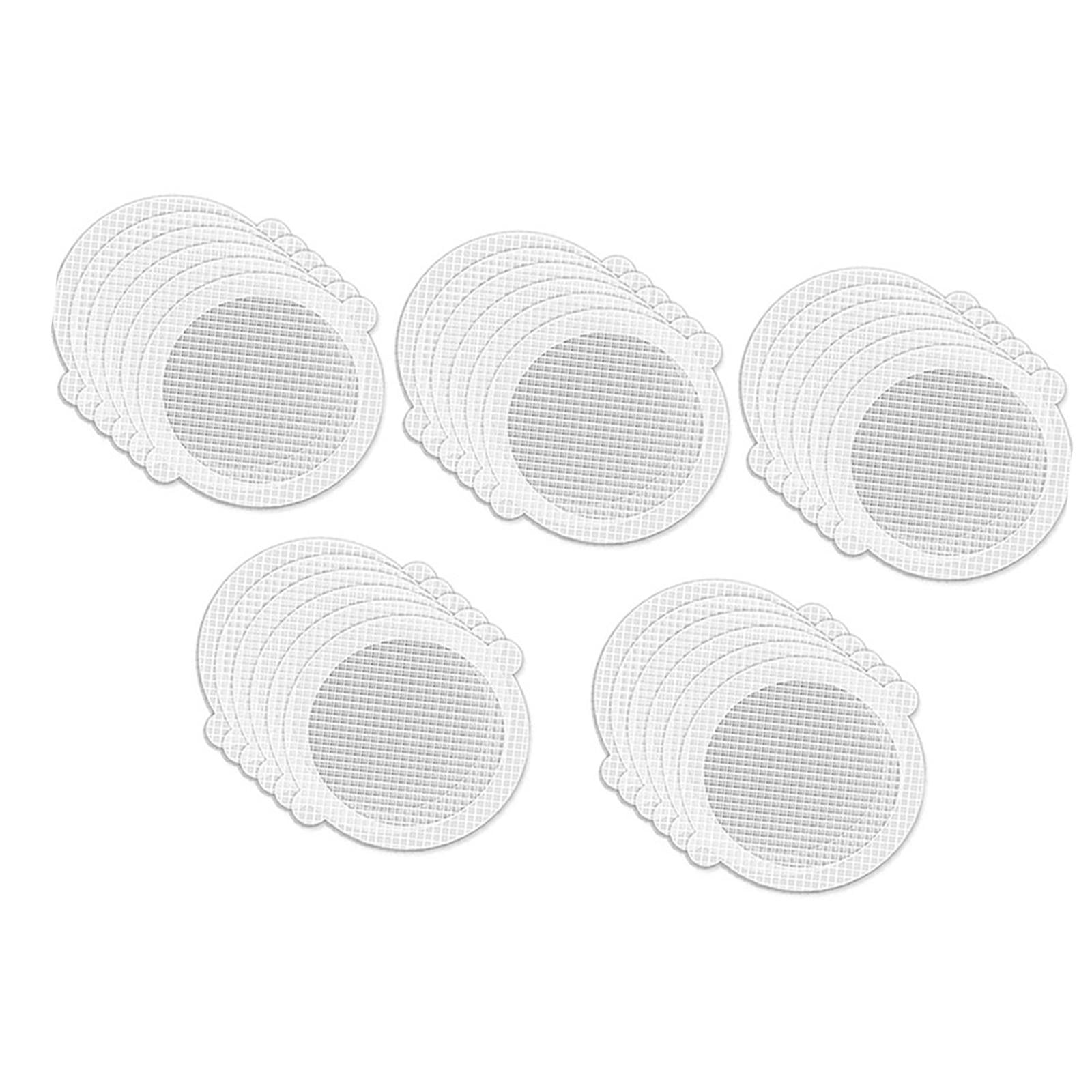 30x Floor Sink Strainer Filter Sticker Mesh Sticker Strainers Hair ...