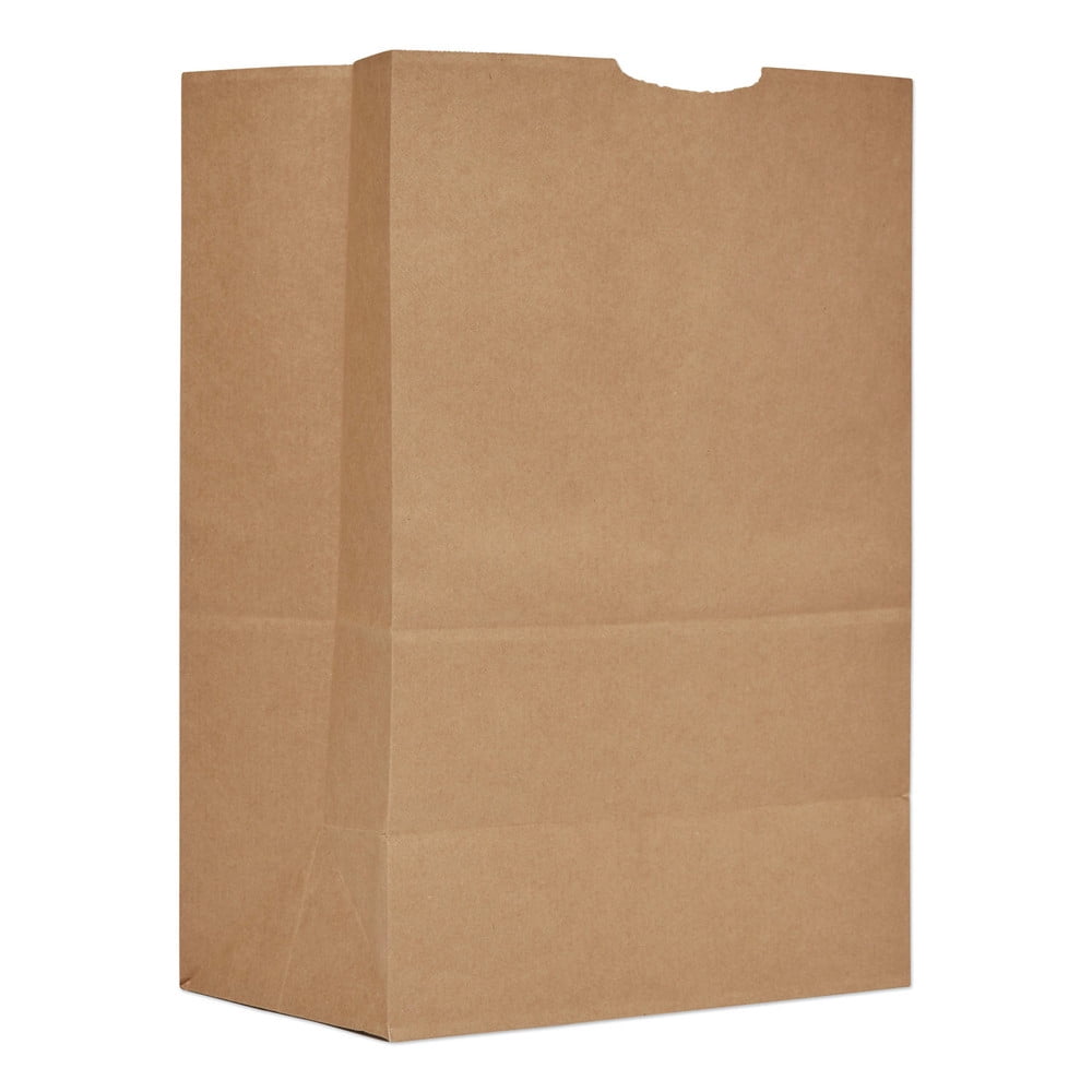 Duro Gusset Fold Top Paper Bags, Brown, 500 Ct - Walmart.com