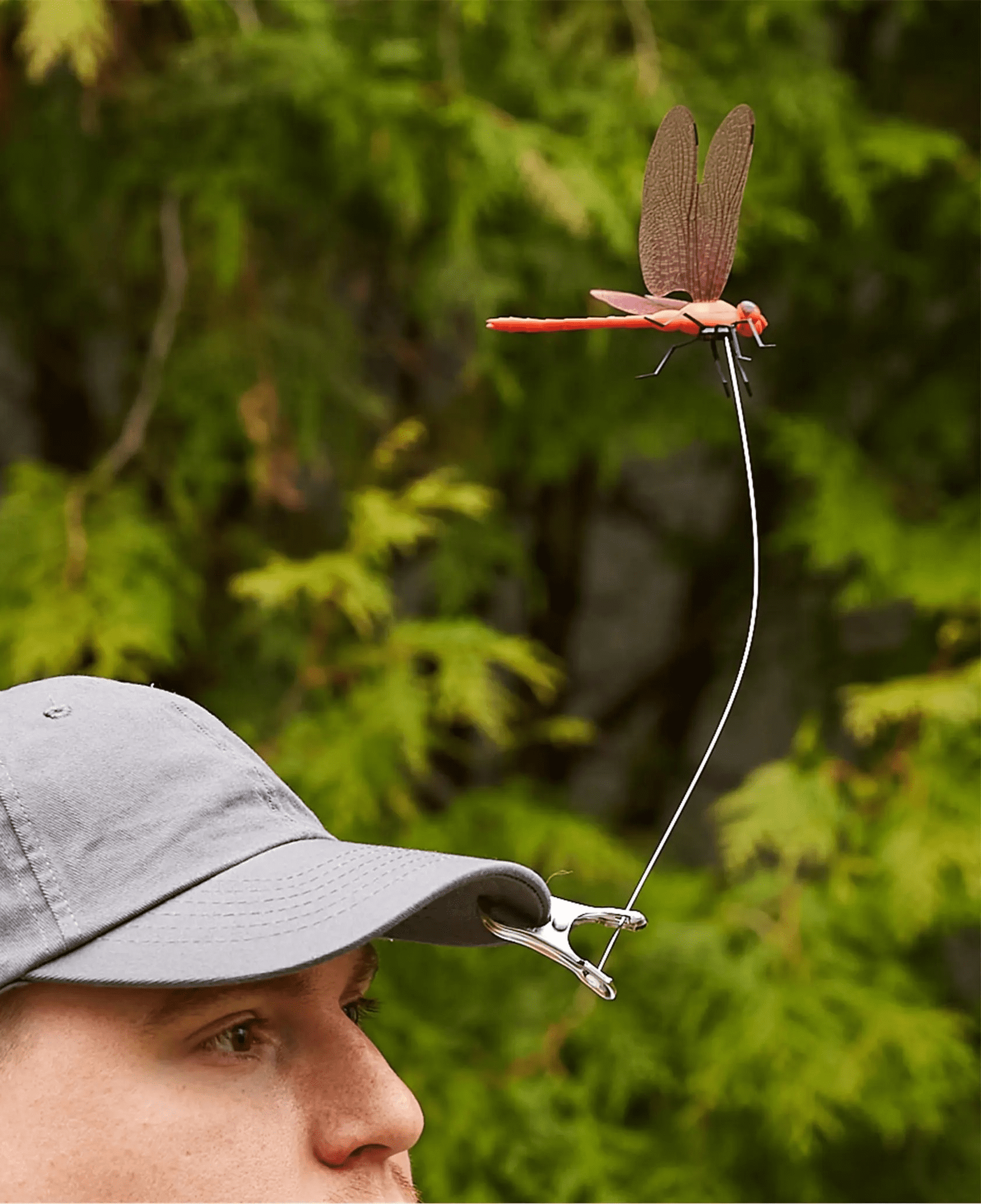 Dragonfly Wingman Clip-On Natural & Organic Concept Deer and Horse Fly ...