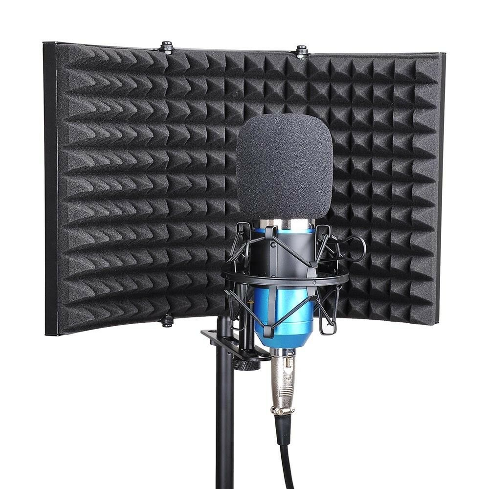 INTBUYING Studio Microphone Isolation Shield Acoustic Recording Sound ...