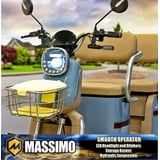 Massimo MGC E-Trike 3-Wheel Electric Cart – 17 MPH, 2-Seater Adult ...