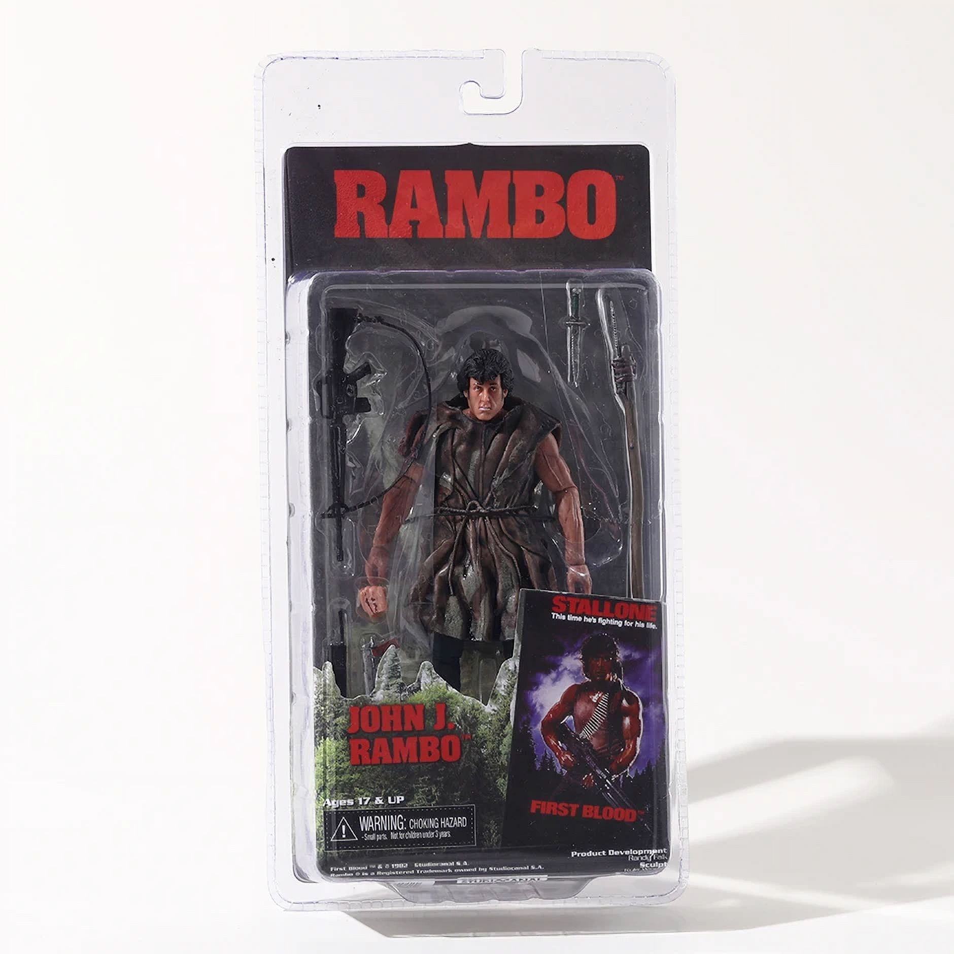 NECA First Blood Rambo figura de acción muñeca PVC modelo de juguete de ...