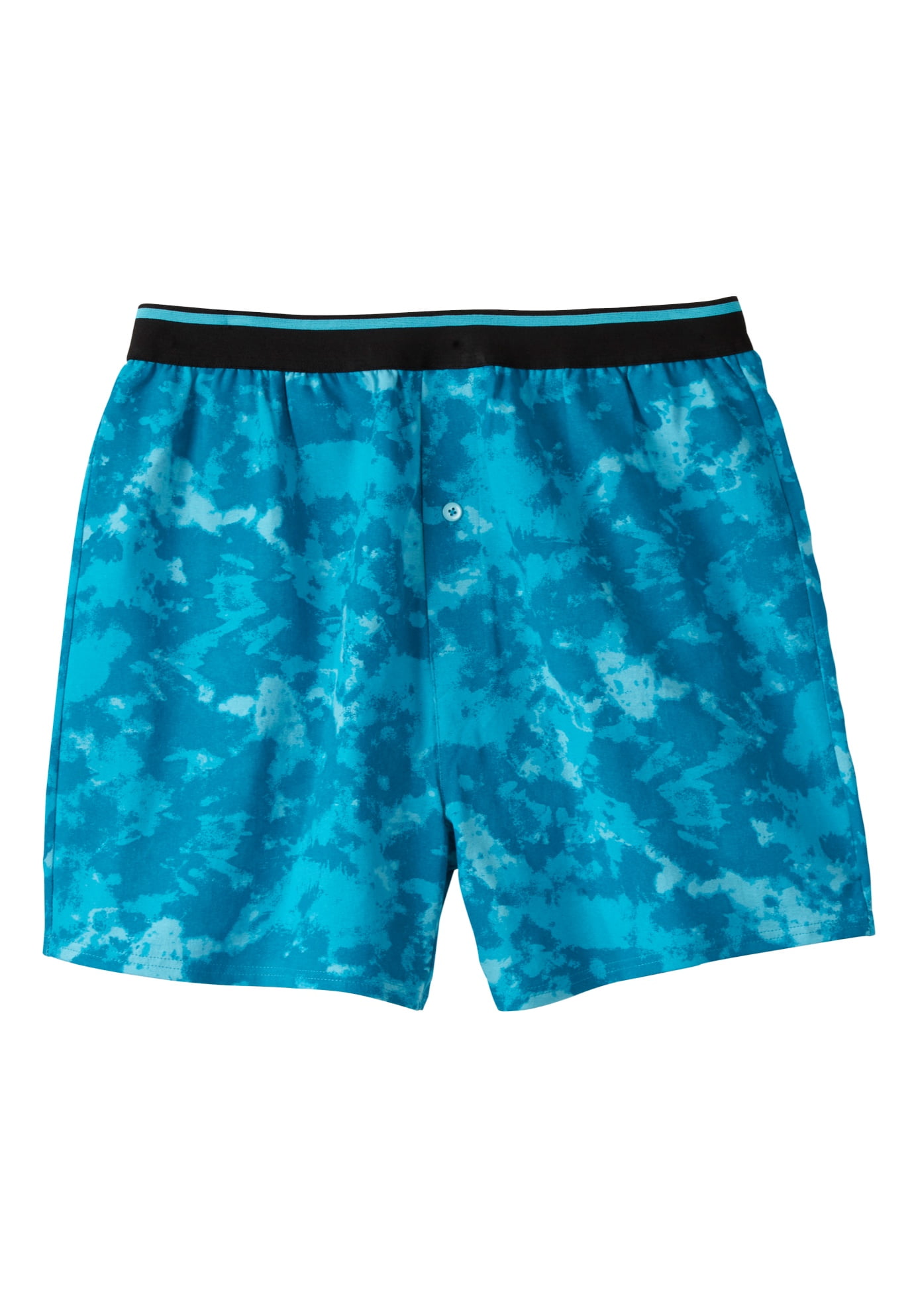 KingSize Men's Big & Tall Patterned Boxers - Big - 5XL, Blue Marble ...