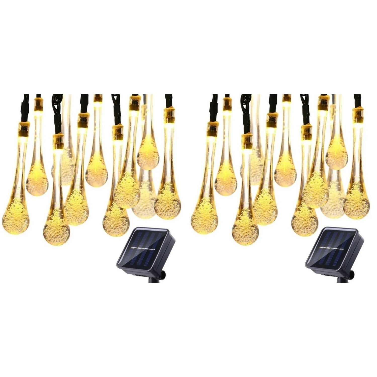 Guirnalda solar Fairy Drops, 30 LED, 7 metros, paquete de 2 | Bodega ...