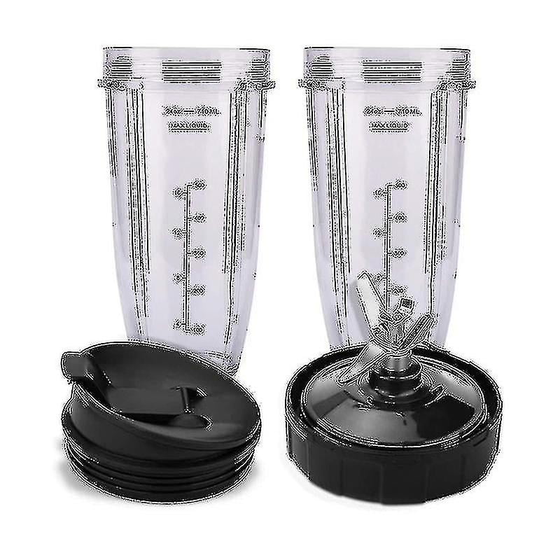 Cuchillas Extractoras Ninja 7 Fins y Vaso de Licuadora Ninja de 24 oz ...