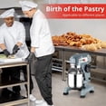Commercial Food Mixer, 30Qt 1250W 110V 3 Speeds Adjustable with Timing ...