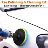 POLIWELL 11Pcs 6 inch Car Polishing Buffing Sponge Pads Kit Wool Bonnet ...