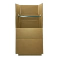 UBMOVE Wardrobe Boxes - 12 Pack with Metal Hanging Bars - Closet Hanger ...