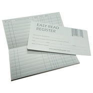 5 Pack Large Print Checkbook Transaction Register, Easy to Fit Inside ...