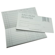 12 Checkbook Transaction Registers for Personal/Business Bank Account ...