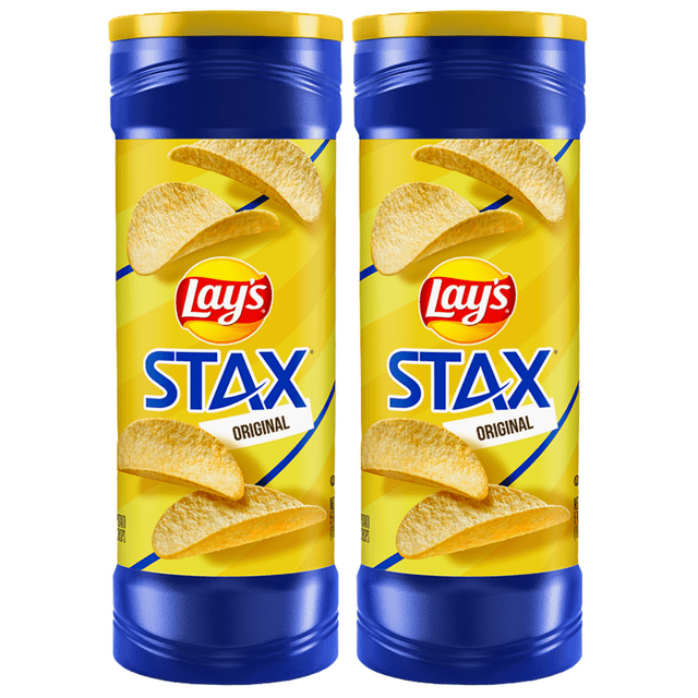 Lay's Stax Original Flavored Potato Crisps Crunchy Delicious Chips ...