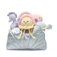 Lambs & Ivy Interactive Aquatic/Sea Shell Plush with Stuffed Animal ...