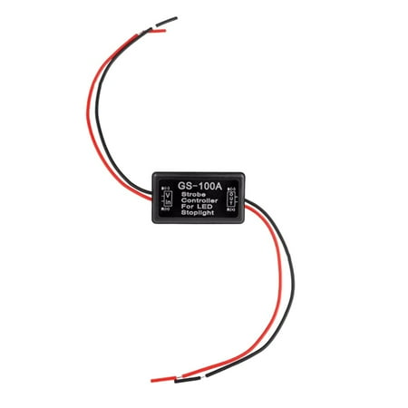 Flash Strobe Controller Flasher Module Vehicle Car GS-100A LED Brake Stop Light Strobe for LED ...