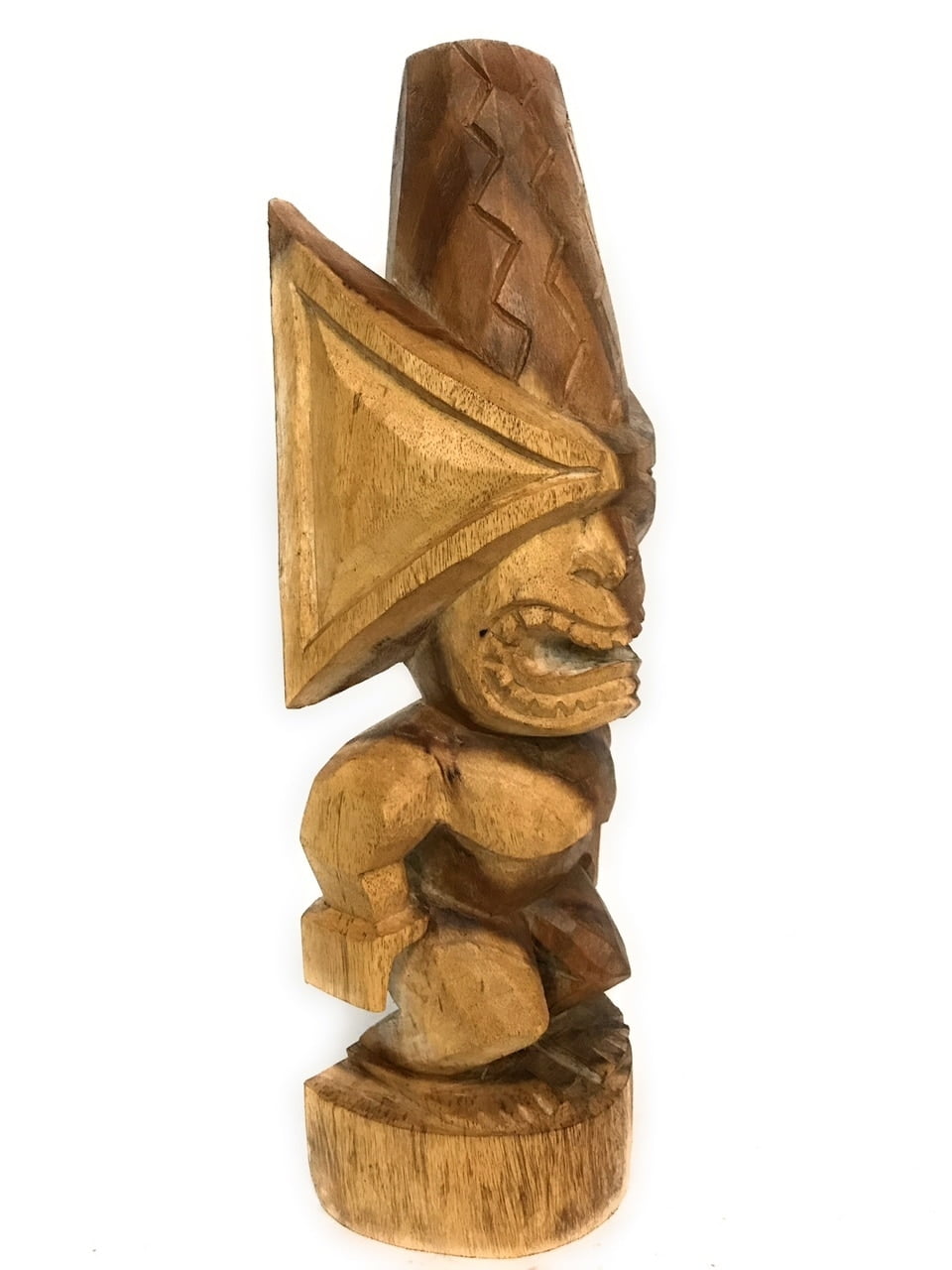 Ku Kona-Style Tiki 20" - Natural - Traditional Hawaii Museum | # ...