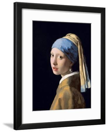 Girl with a Pearl Earring, C.1665-6, Framed Art Print Wall Art by ...