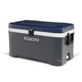 Open Box Igloo 70 QT Latitude Hard Sided Cooler, Blue and Gray ...
