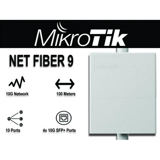 Mikrotik netFiber 9 CRS310-1G-5S-4S+OUT outdoor Gigabit Ethernet switch ...