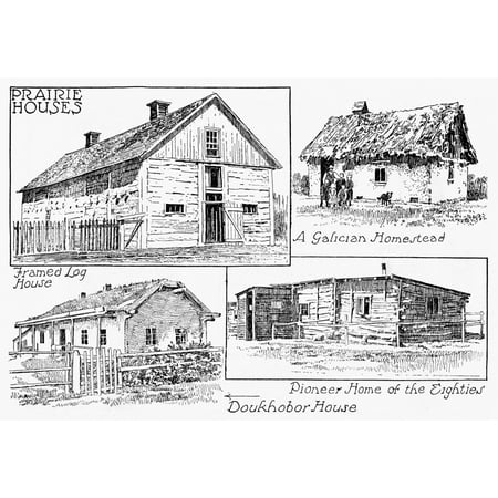 Canada: Homesteads. /Nvarious Types Of Homestead Houses In Canada ...