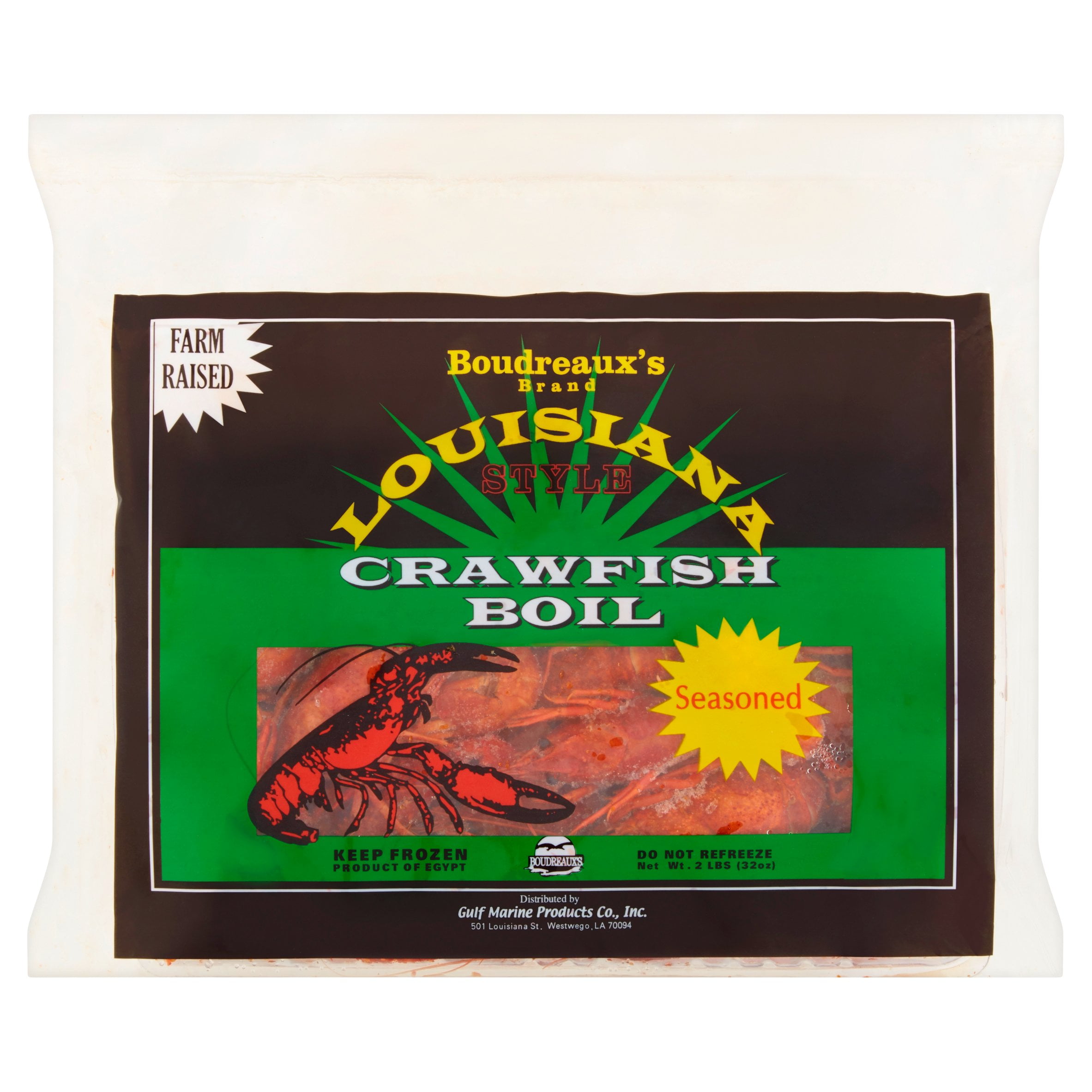 Boudreaux's Louisiana Style Crawfish Boil, 2 lbs – Walmart Inventory ...