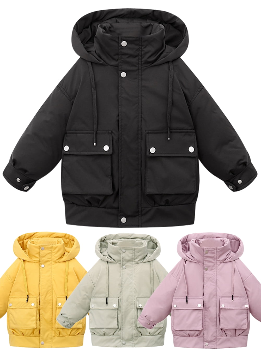 Xinhuaya Toddlers Baby Puffer Jacket Snowsuit Coat Kids Boy Girl Warm ...
