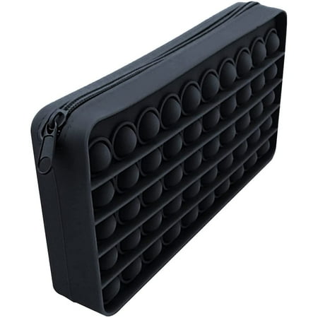 Cute Fidget Toys Pencil Case, Silicon Pop Bubble Pencil Pen Case ...