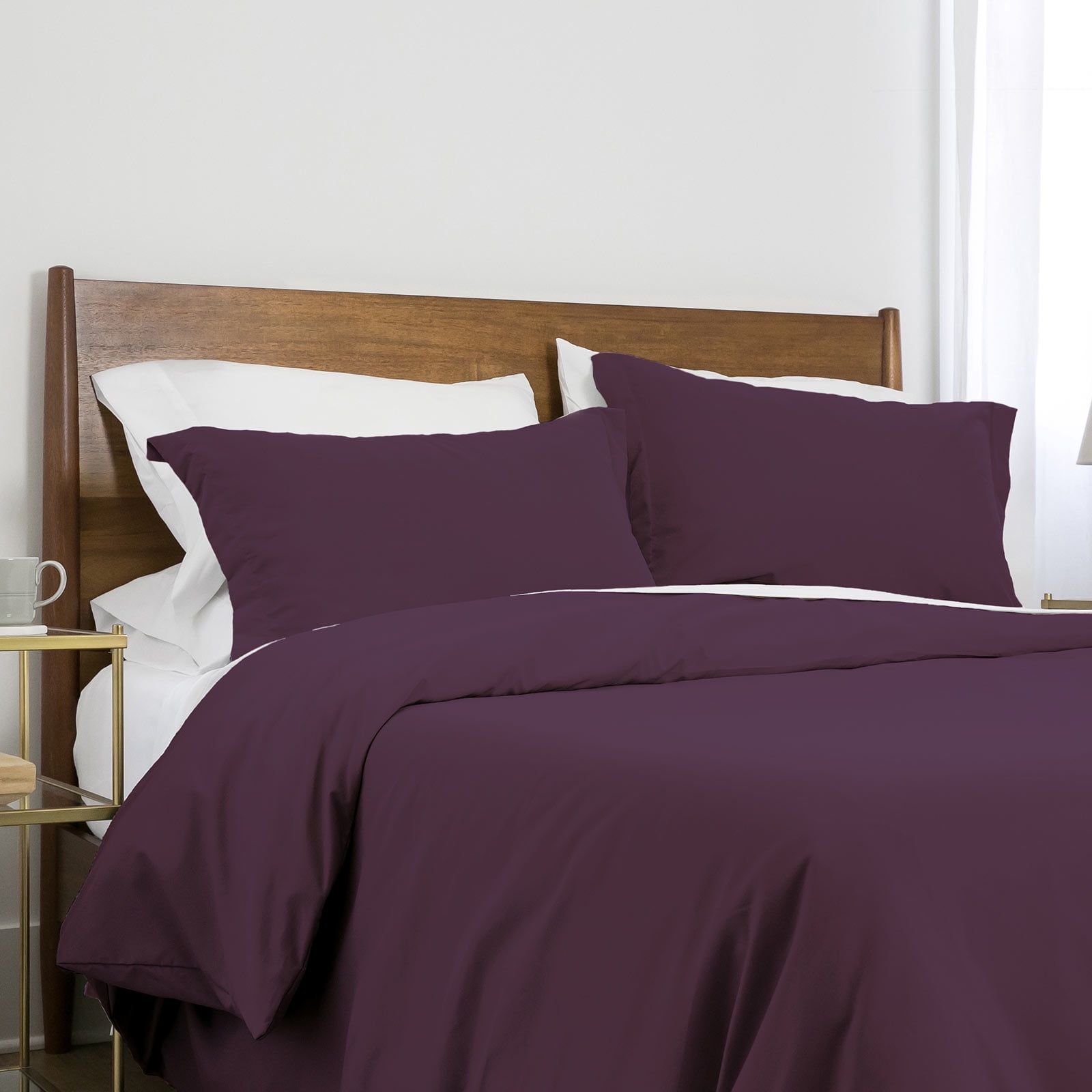Neutral Solid Color 3-Piece Duvet Cover Set by Southshore Fine Linens ...