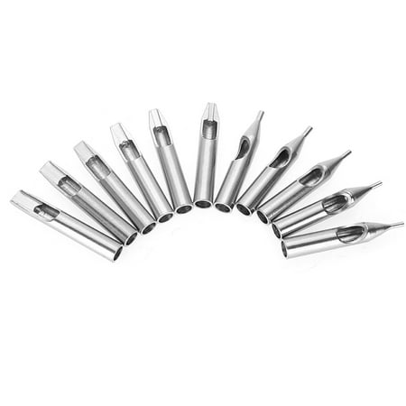 Qiilu Tattoo Nozzle Tips, Tattoo Needle Nozzle Tips,11Pcs/set Sizes ...