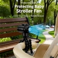 199 Speed Digital Display Handheld Fan, 4000mAh large capacity battery ...