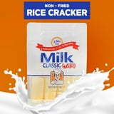 Milk Classic Korean Rice Snack, Milk Flavor, 240g (8.47 oz), 0.35 oz x ...