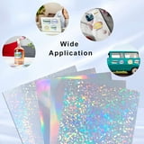Uinkit Holographic Sticker Paper for Inkjet and laser printer 60Sheets ...