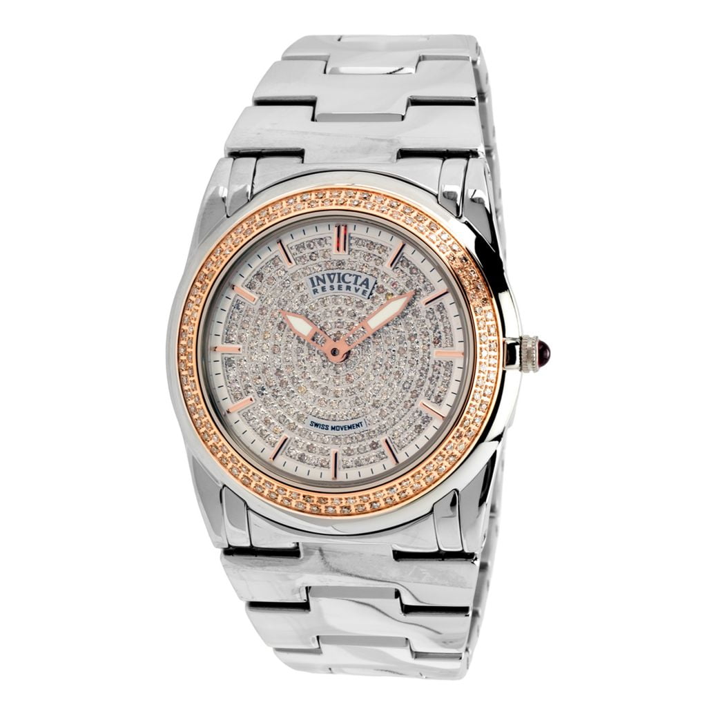 Invicta Reserve Slim 38mm, 42mm or 46mm Swiss Quartz Diamond Watch ...
