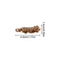 12 Pieces Chinese Zodiac Brass Keychains, Animal Keychain Set for Keys ...