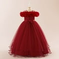 Elegant Off Shoulder Tutu Dress with Floral Appliques, Flower Girl's ...